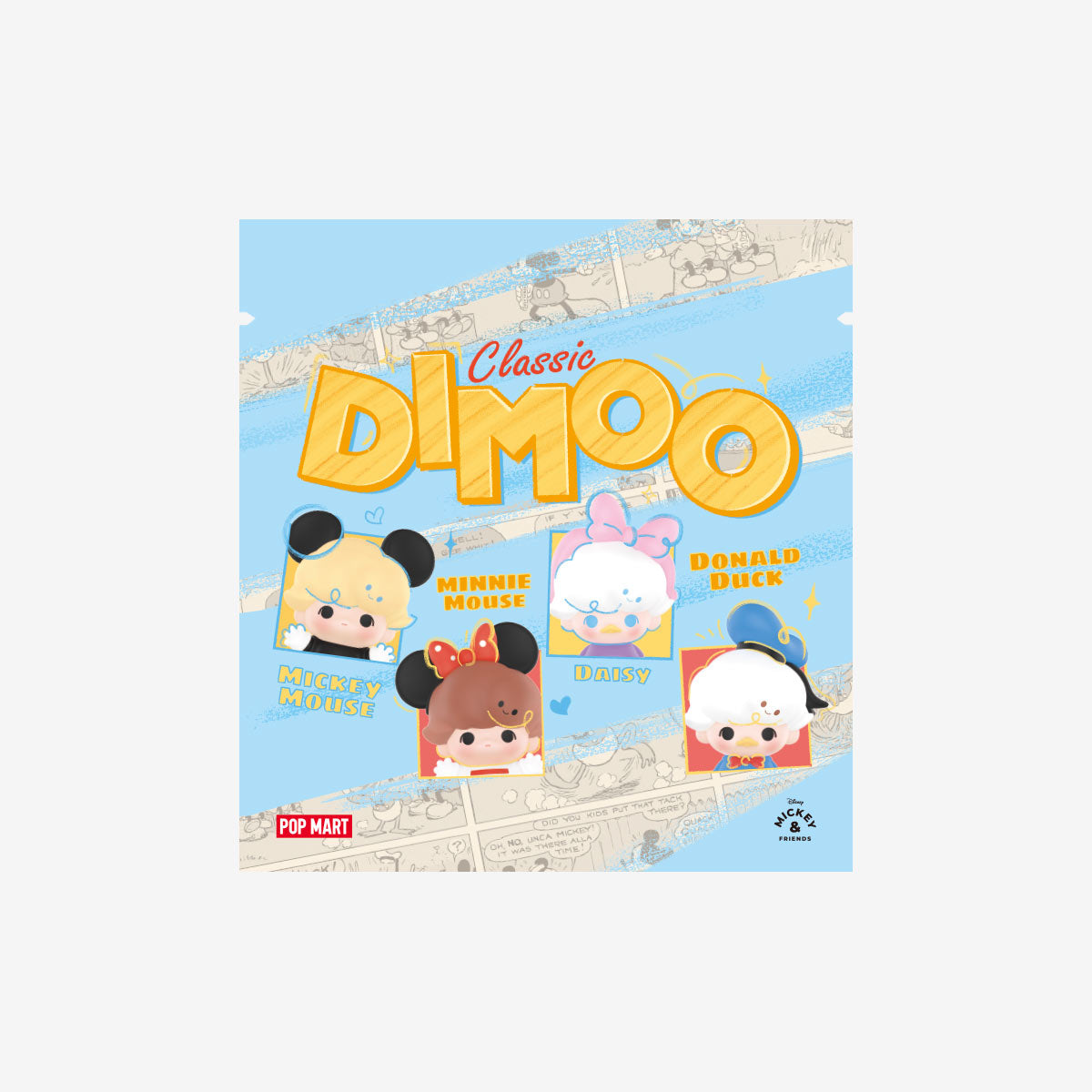 POP BEAN DIMOO WORLD Model Set Toy × DISNEY Classic Series POP MART 69