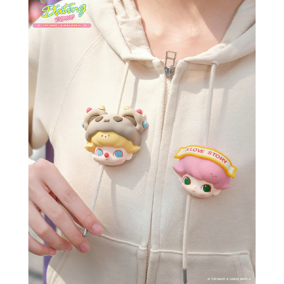 Dây Đeo Dimoo Dating Series-Lanyard Blind Box POP MART 6941848222787