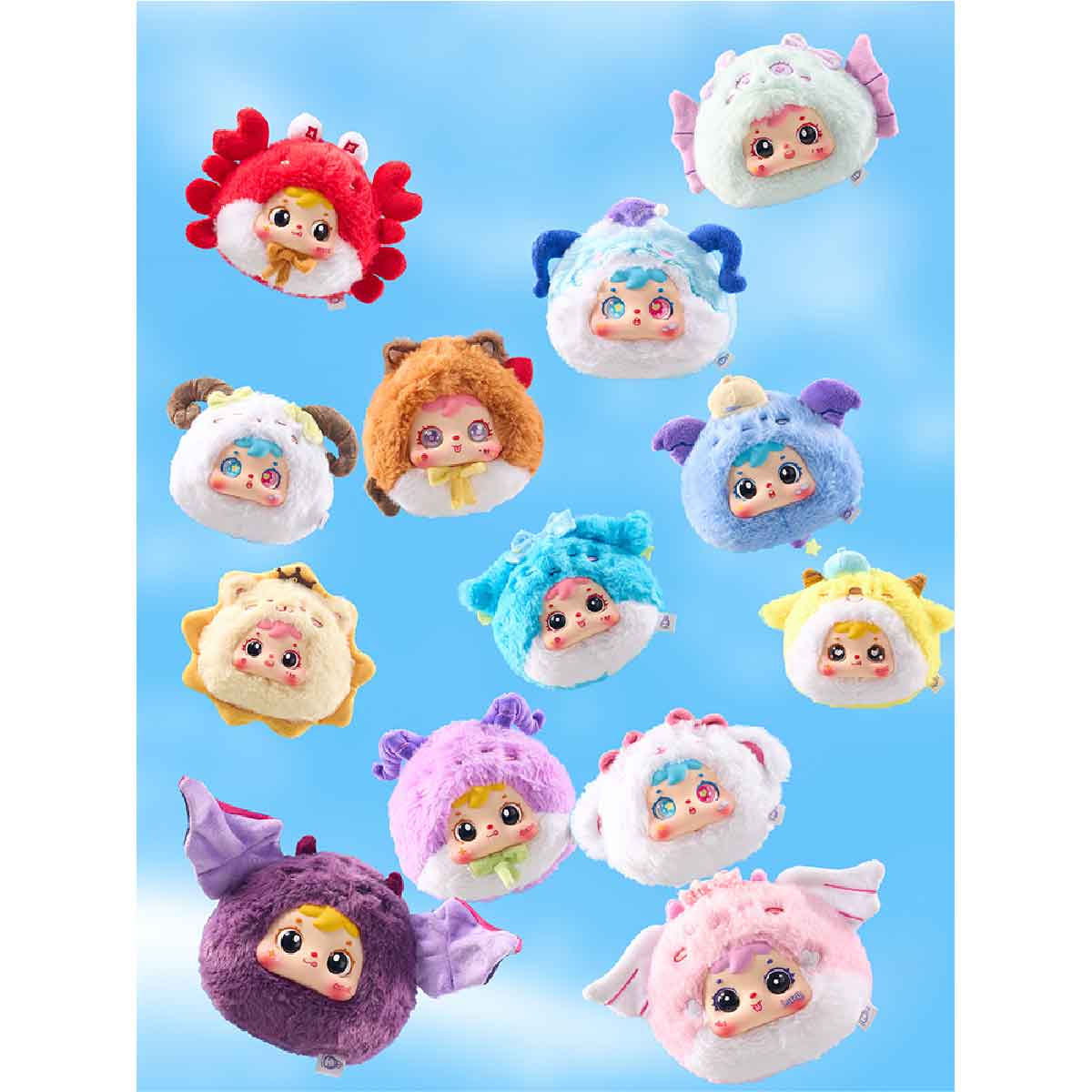 Đồ Chơi Nhồi Bông Samuel Zipper Bag Of Twelve Zodiac Signs PLUSH TOY M