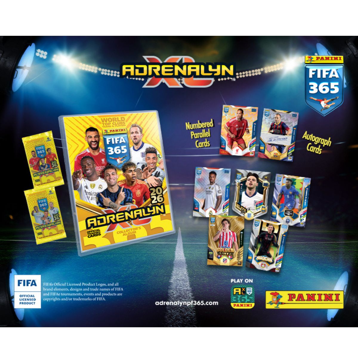 Gói Thẻ Hình FIFA 365 2026 Adrenalyn PANINI 8051708029178