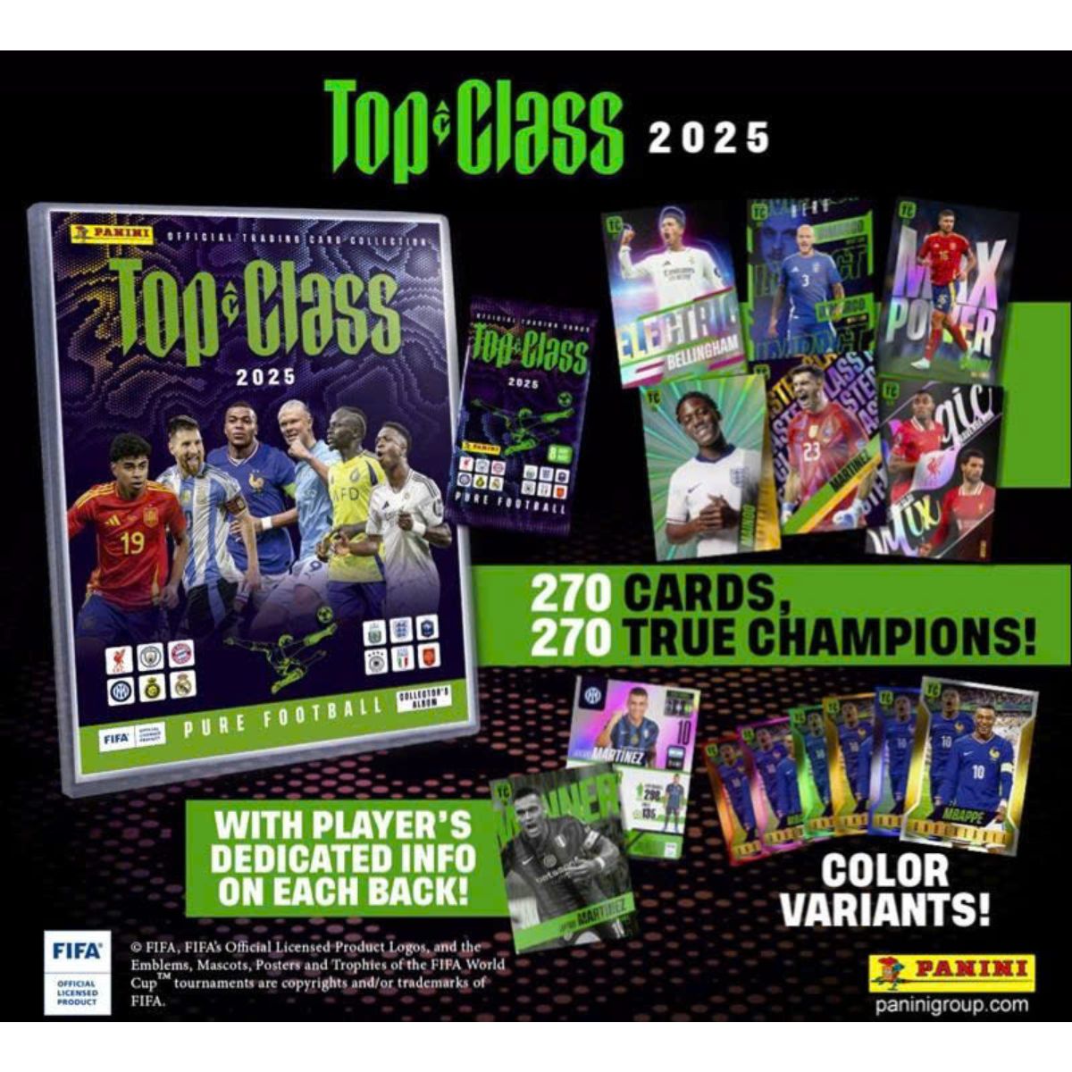 FiFa Top Class 2025 Card Pack PANINI 8051708023978