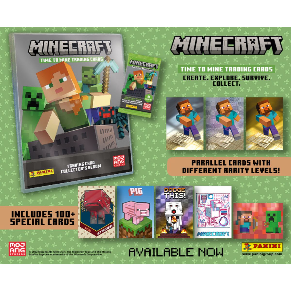 Minecraft 2 Card Pack PANINI 8018190027518