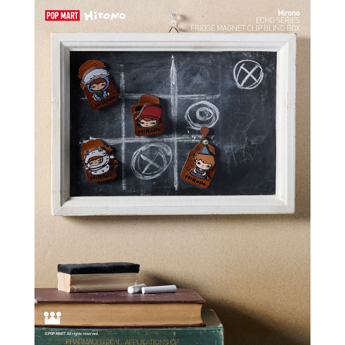 Huy Hiệu Gắn Tủ Lạnh Hirono Echo Series Blind Box POP MART 69315710801
