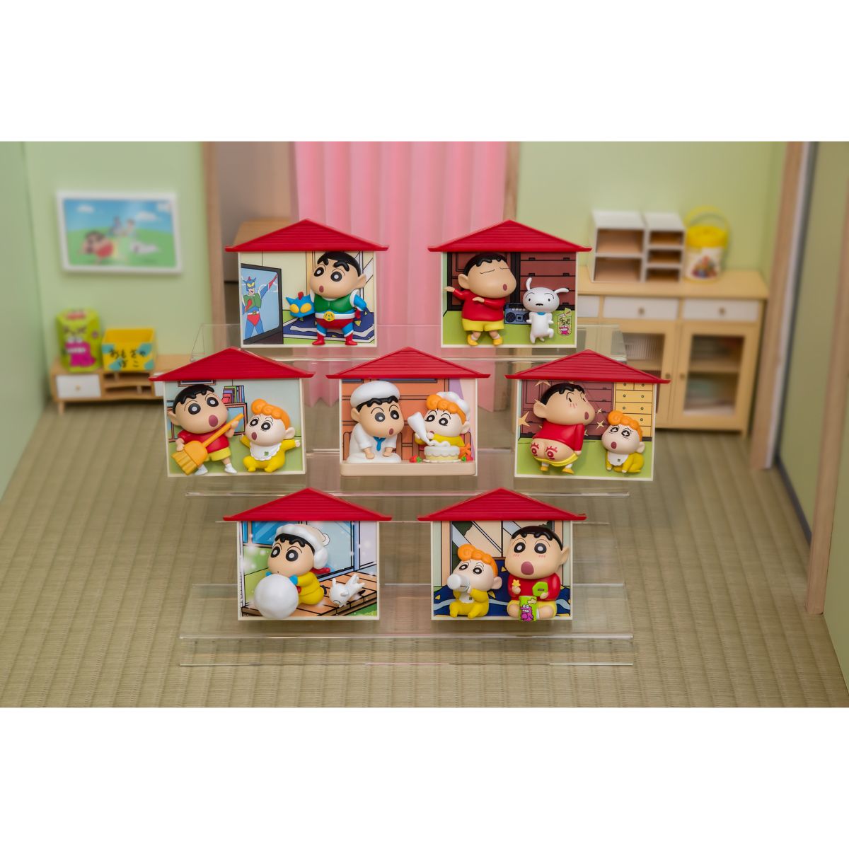 Đồ Chơi Mô Hình Crayon Shinchan Nohara Family Series Figures TOP TOY 2