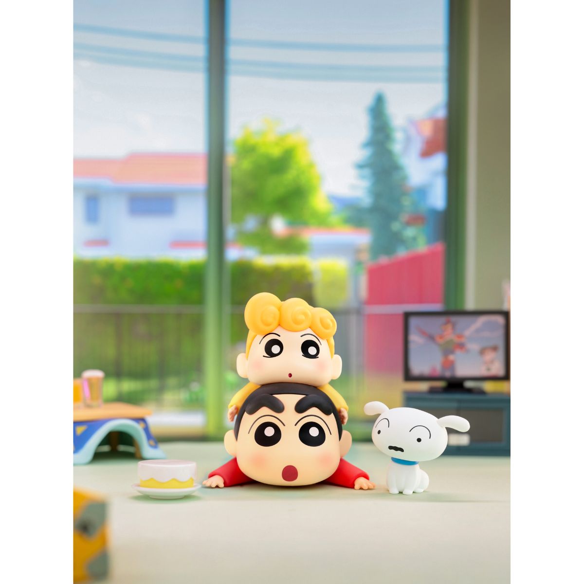 Đồ Chơi Mô Hình Crayon Shinchan Shiro's Daily Life Series Figures TOP