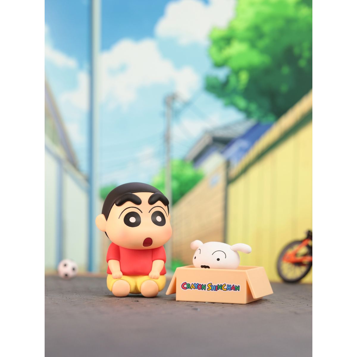 Đồ Chơi Mô Hình Crayon Shinchan Shiro's Daily Life Series Figures TOP