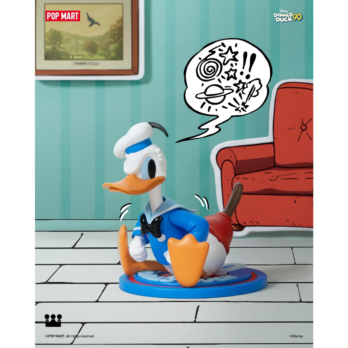 Mô Hình Disney Donald Duck 90th Anniversary Series Figures