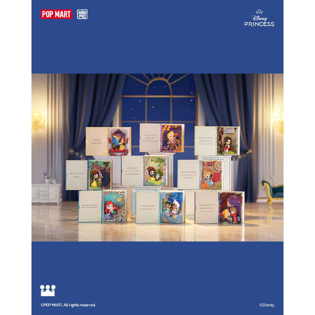 Mô Hình Disney Princess's Fairy Tales Series Scene Sets POP MART 69315