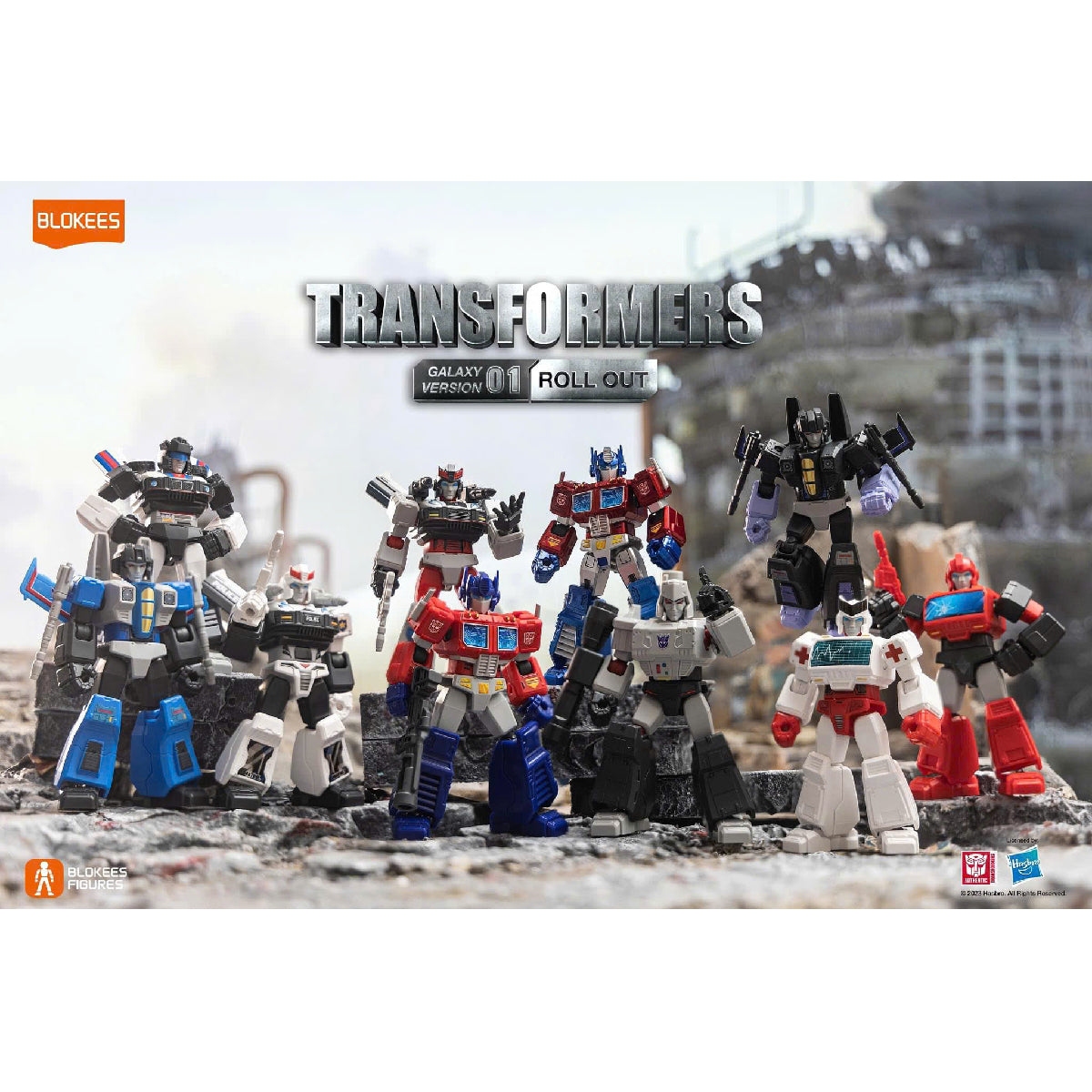 Mô Hình Hộp Mù Transformer - Bộ 01 Roll Out BLOKEES 71100