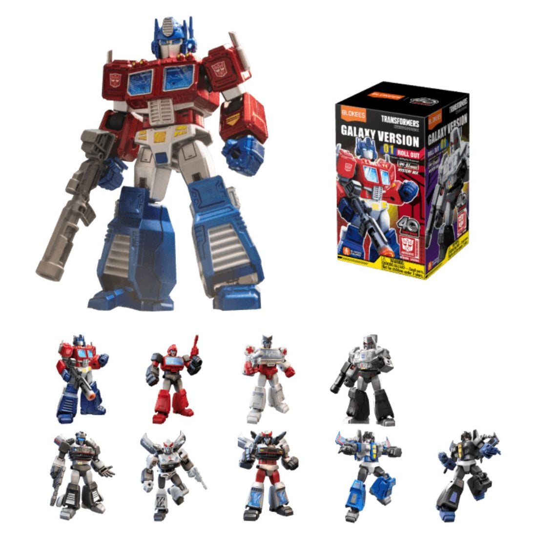 Mô Hình Hộp Mù Transformer - Bộ 01 Roll Out BLOKEES 71100
