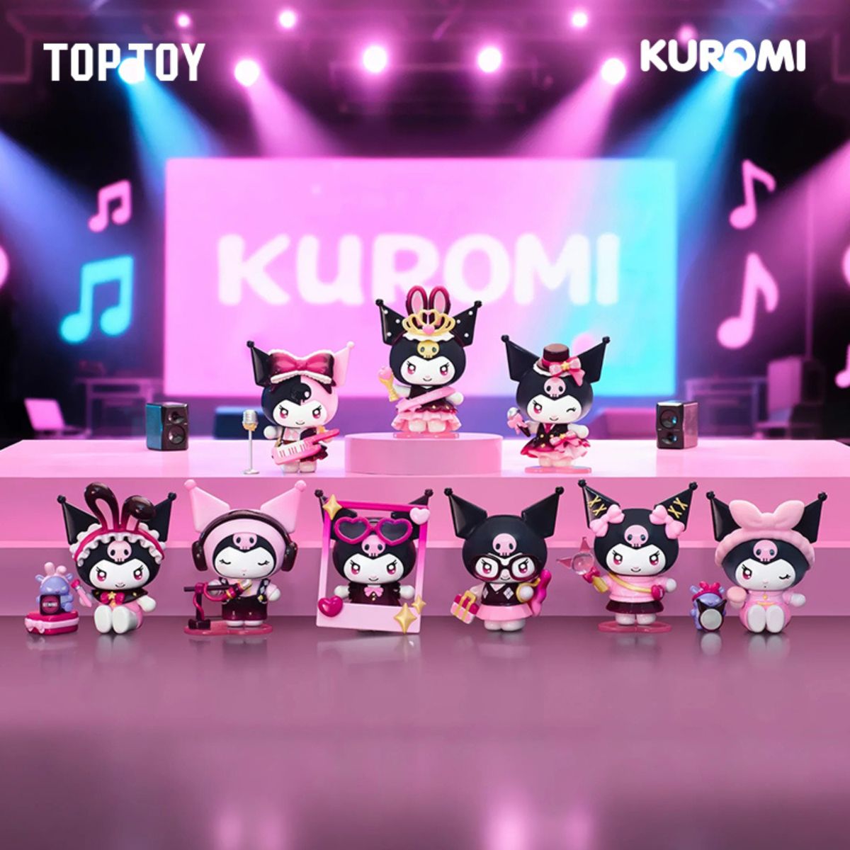 Đồ Chơi Mô Hình Kuromi Sparkling Idol Series Figures Blind Box TOP TOY