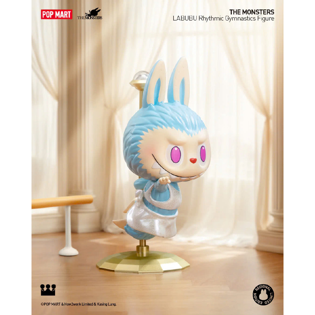 Mô Hình Labubu Rhythmic Gymnastics Figure POP MART 6941848265623