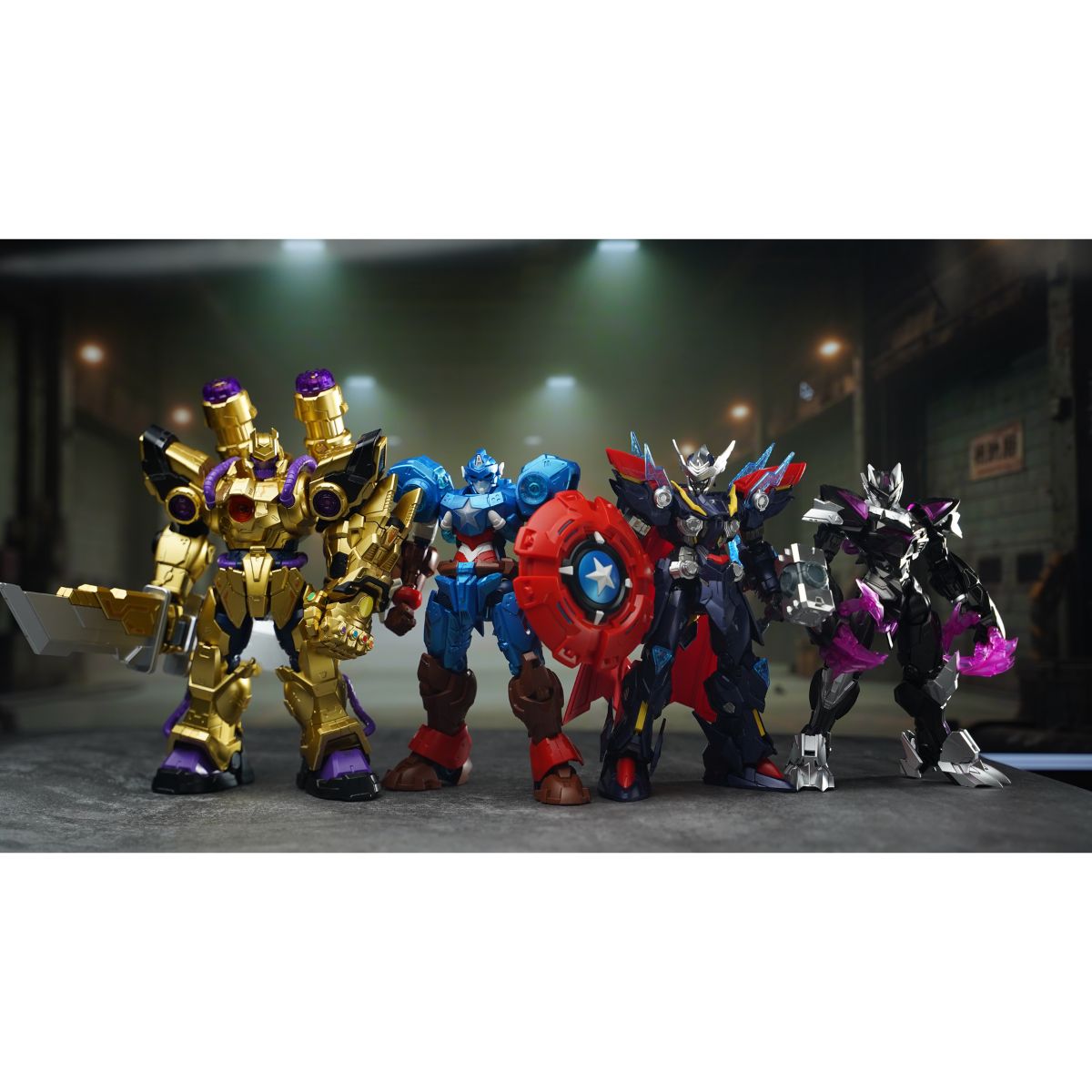 Đồ Chơi Mô Hình Lắp Ráp Marvel Mecha Black Panther KEEPPLAY 73053