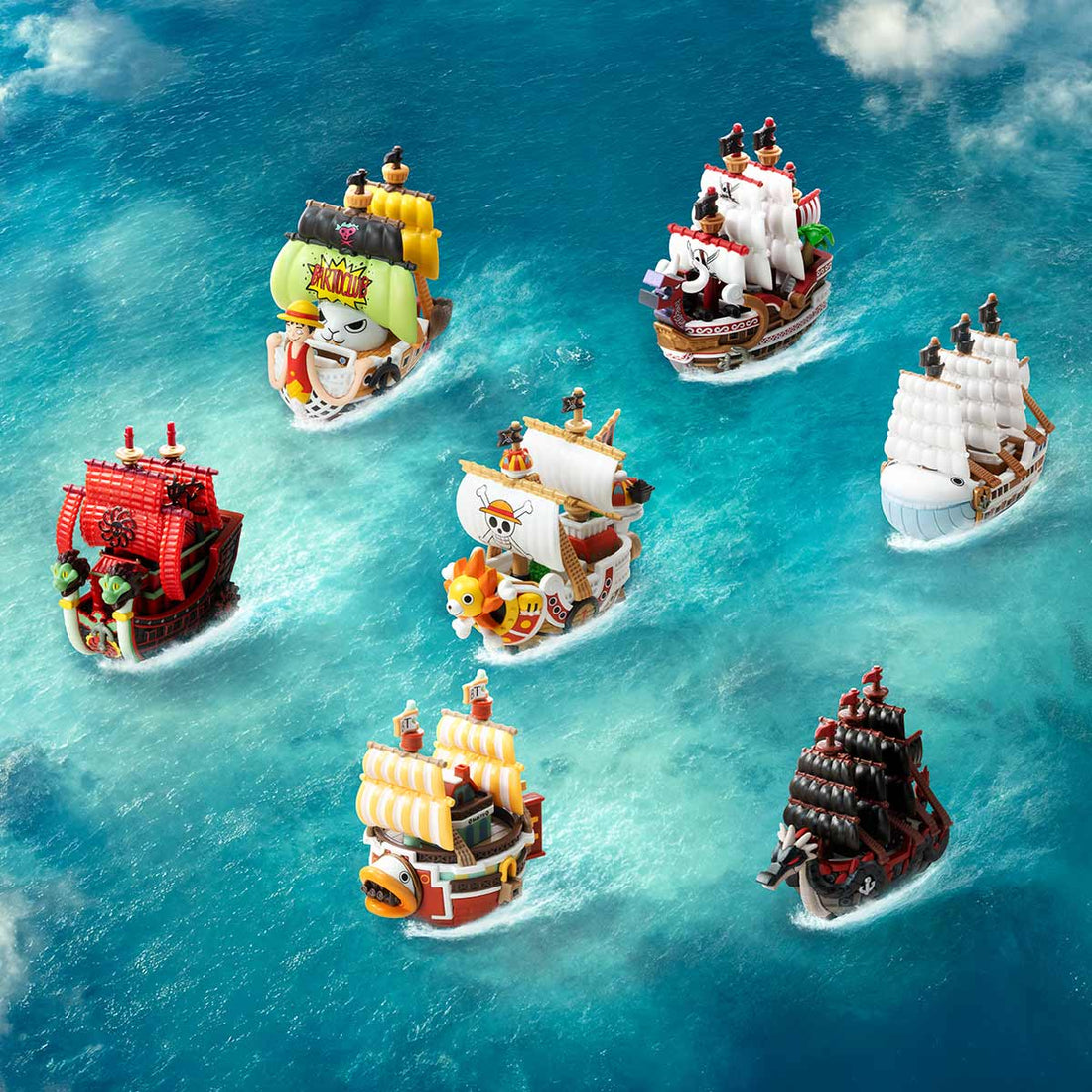 Mô Hình Lắp Ráp One Piece - The Grand Line Series Vehicles POP MART 69