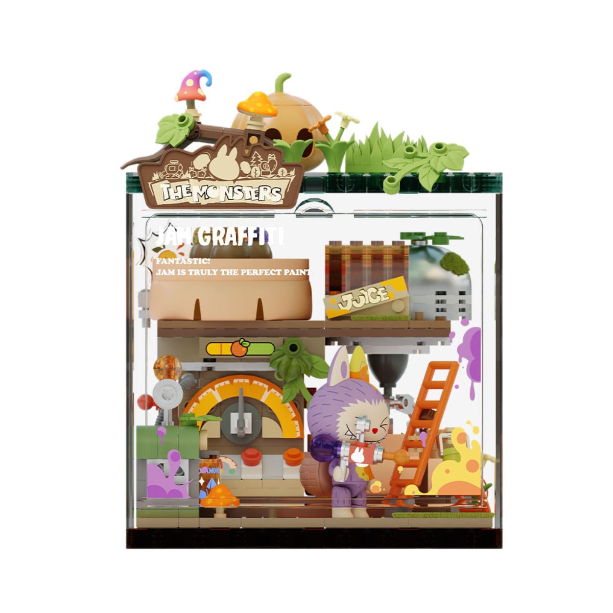 Đồ Chơi Mô Hình Lắp Ráp The Monsters Forest Secret Base Jam Graffiti P