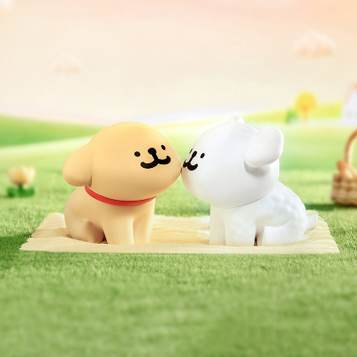 Maltese Happy Snuggling Series Blind Box Model FUNISM MX2061