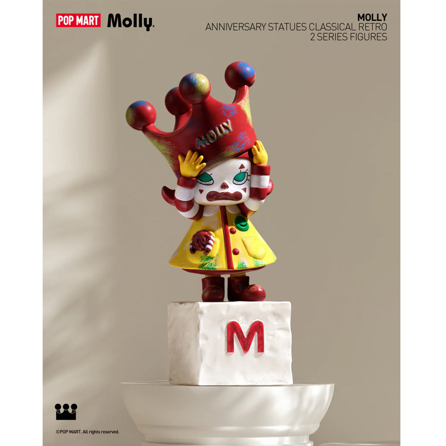 Mô Hình POP MART MOLLY Anniversary Statues Classical Retro 2 694184828