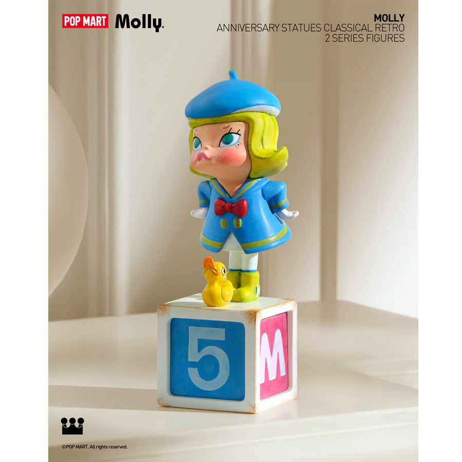 Mô Hình POP MART MOLLY Anniversary Statues Classical Retro 2 694184828