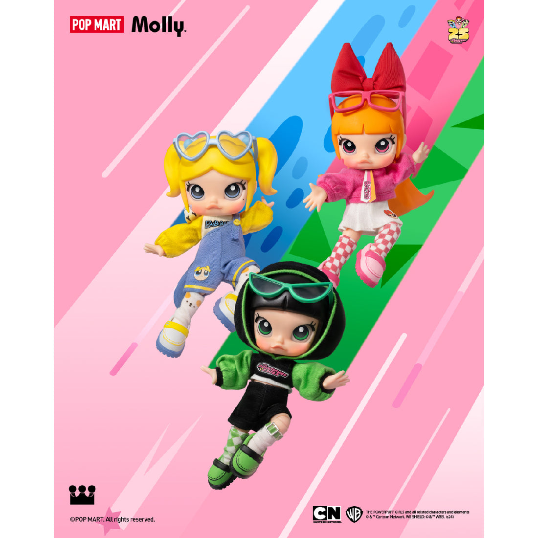 Mô Hình Molly × The Powerpuff Girls Series Action Figure Pop Mart 6931