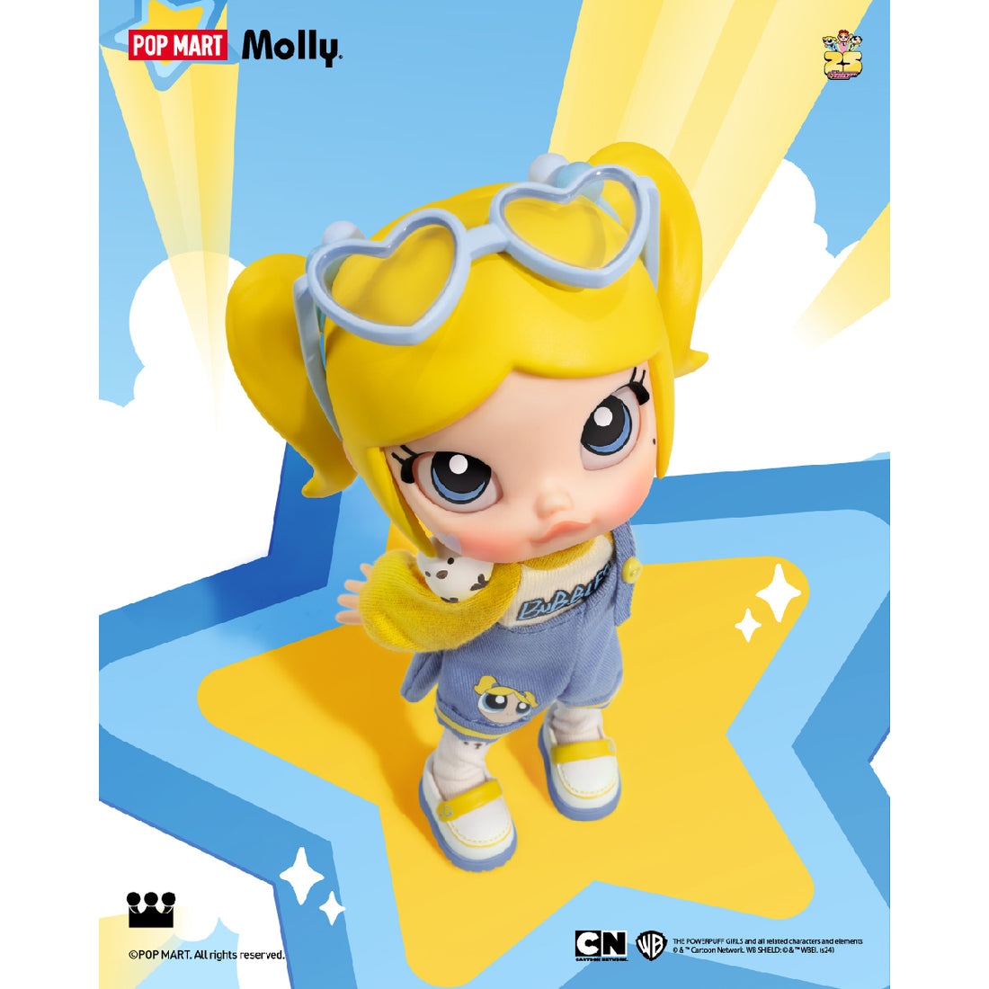 Mô Hình Molly × The Powerpuff Girls Series Action Figure Pop Mart 6931