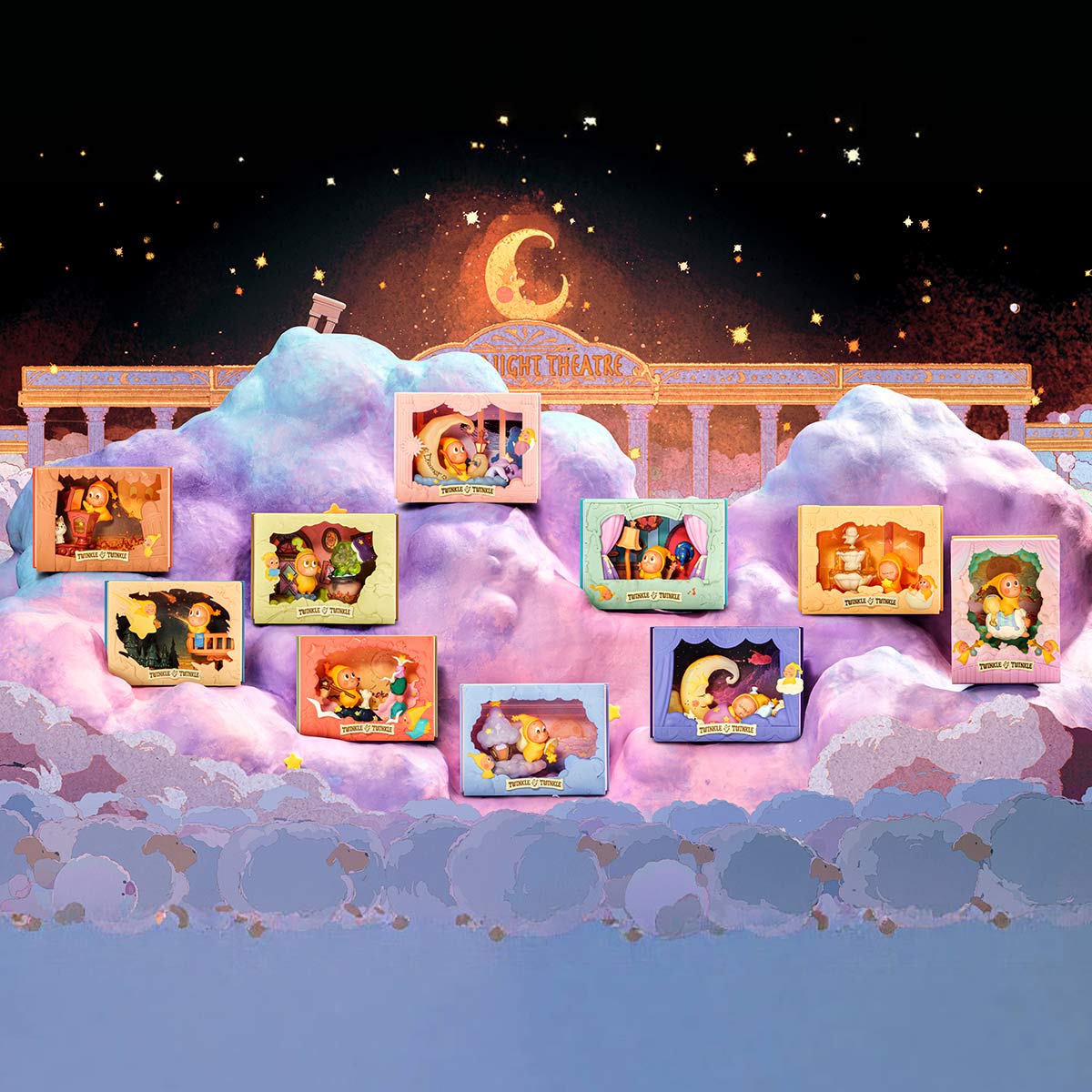 Mô hình Twinkle Twinkle Light Up Series Scene Sets