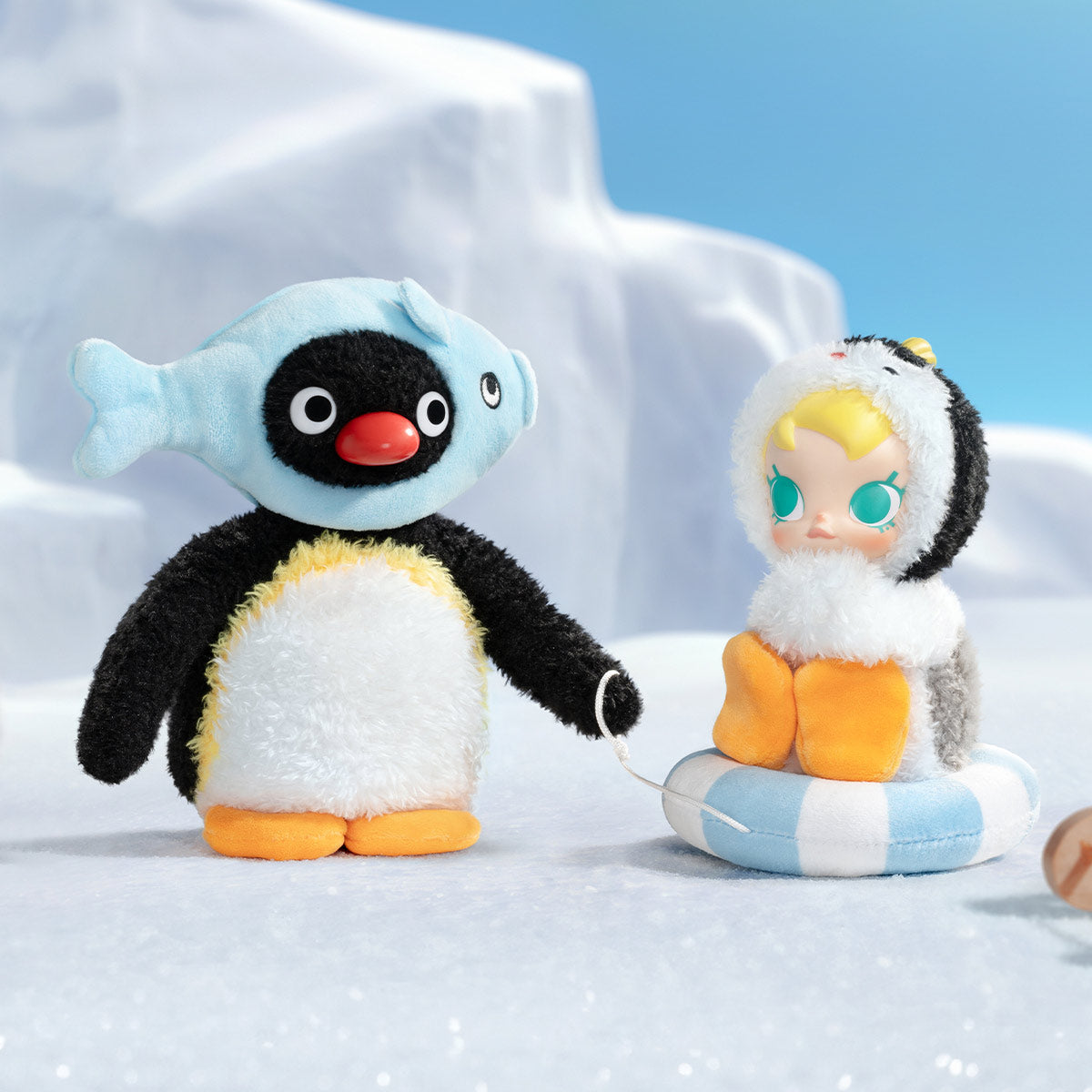 Móc Khóa Baby Molly × Pingu Happy Fishing Series POP MART 693157104736