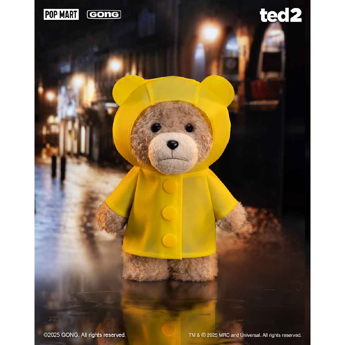 Móc khóa Ted2 Teddy Bear Action Plush Pendant POP MART 6931571044831