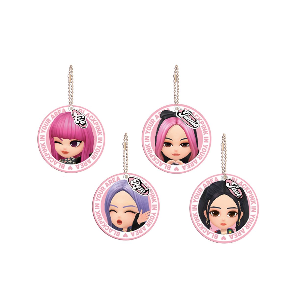 Móc Khoá Trang Trí Kèm Gương BPTG - ROSÉ BLACKPINK THE GAME BPTG-24030