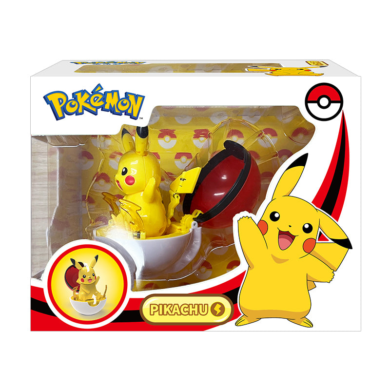 Đồ Chơi Quả Cầu Pokemon Tự Động Biến hình: Pikachu POKEMON TOYS ZC8936
