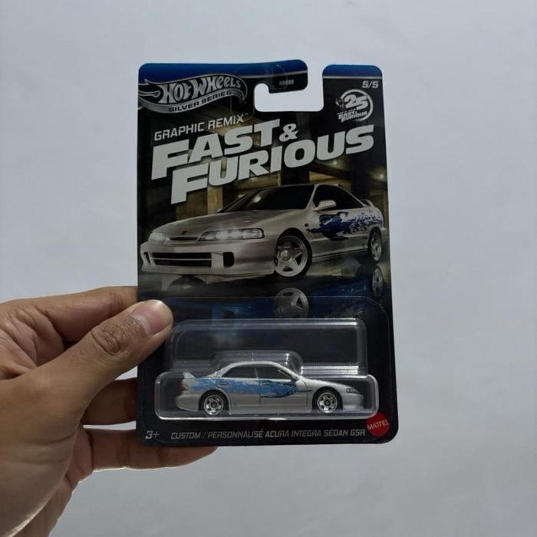 Đồ Chơi Mô Hình Siêu Xe Fast and Furious Custom Acura Integra HOT WHEE