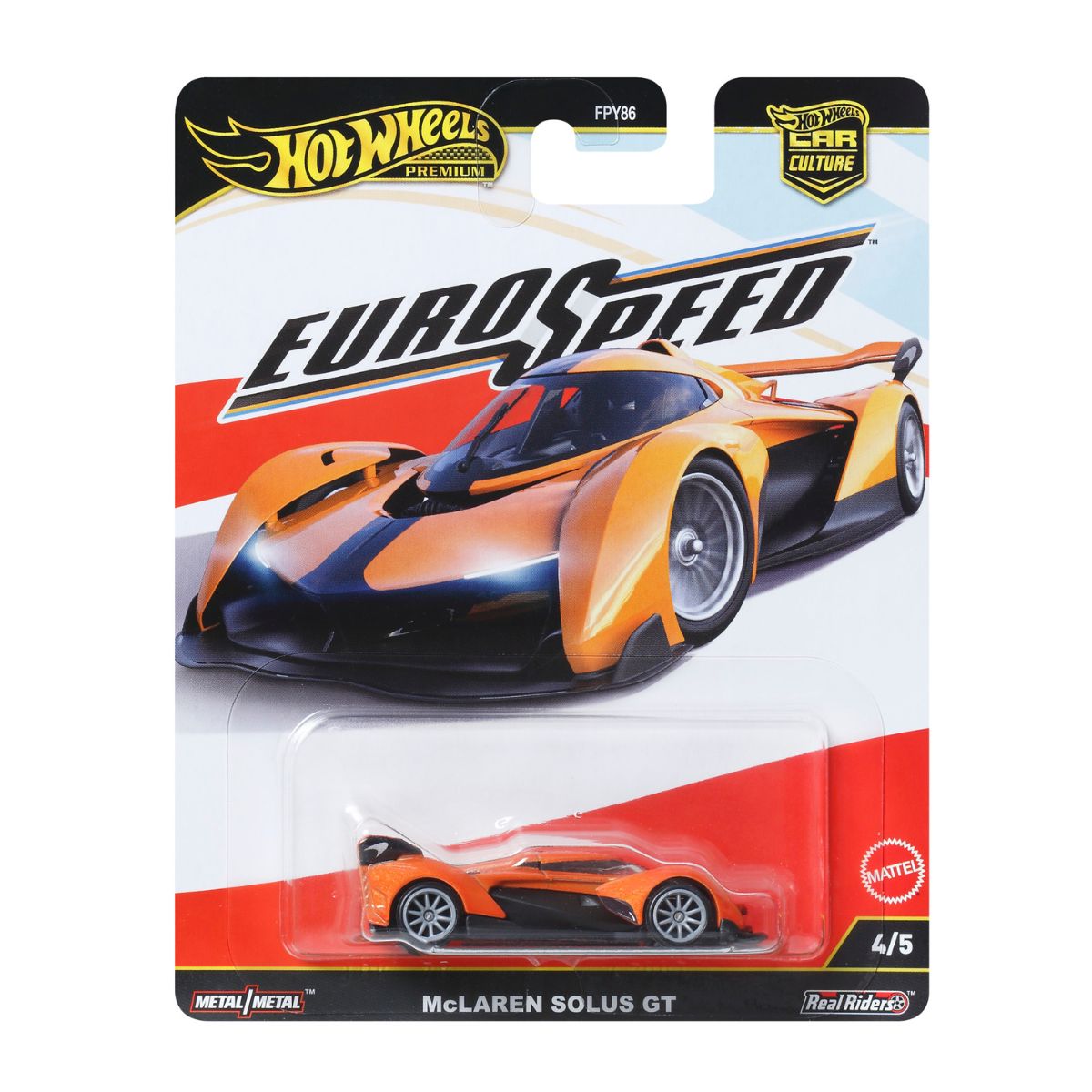 Luxury Super Car Toy McLaren Solus GT HOT WHEELS FPY86