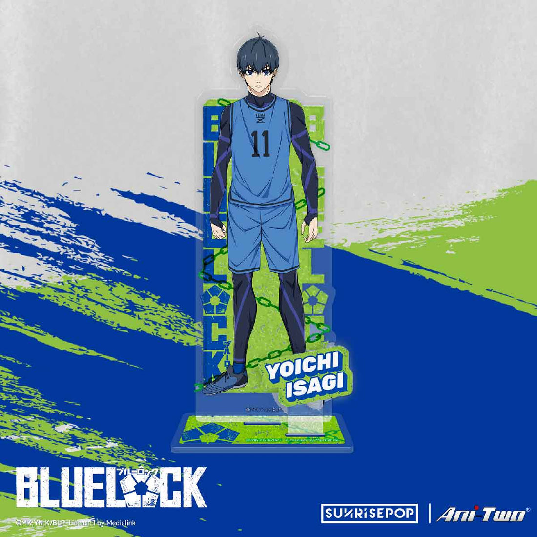 Đồ Chơi Vật Phẩm Nhân Vật Trang Trí - Isagi Blue Lock SUNRISEPOP BLAC0
